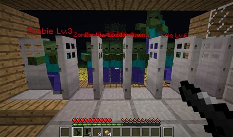 [1 2 5] Custom Npcs Zombie Invasion Minecraft Map