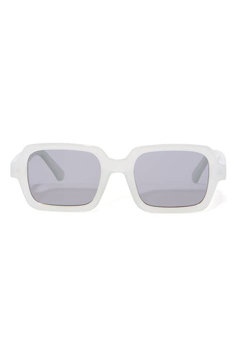 Mini Are We Clear Square Sunglasses Mint Fashion Nova