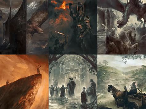 The Lord Of The Rings Showcase By Karl Fitzgerald Poster Pirate