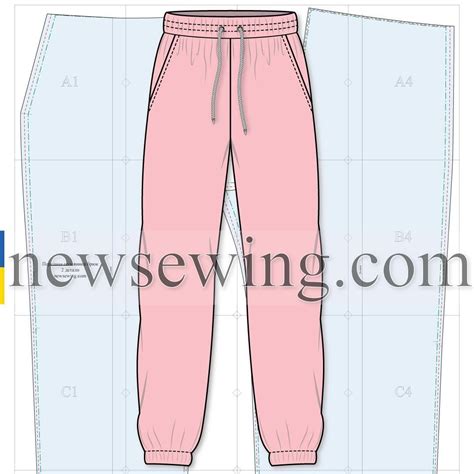 Выкройка трикотажных брюк скачать бесплатно Free Pdf Sewing Patterns
