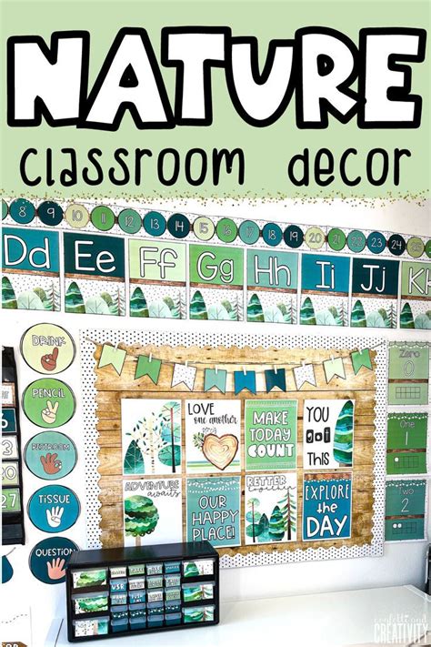 Nature Classroom Decor Bundle Nature Classroom Theme Classroom