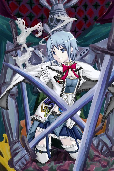 Miki Sayaka And Oktavia Von Seckendorff Mahou Shoujo Madoka Magica And