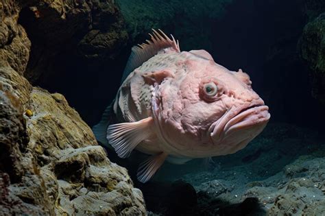 Un pez blob un pez de aguas profundas único conocido por su apariencia