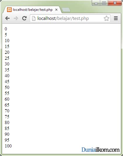 Perulangan Php Sultonhabibulibad