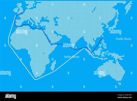 Africa Detour Shipping Route Alternative Distribution Route From Red