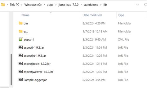 java how to resolve the error the specified aspect aspectlogger