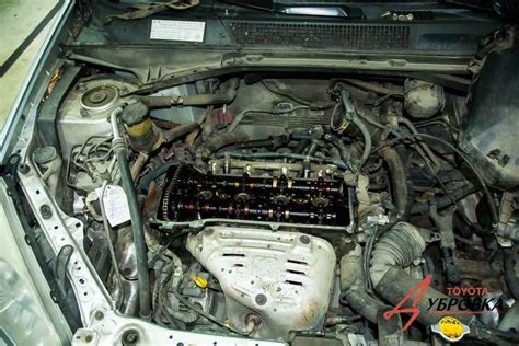 Cистема вентиляции картерных газов Toyota Rav 4 2002 года в сервисном ...