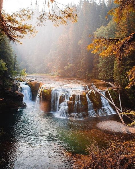 Пейзаж водопад 46 фото