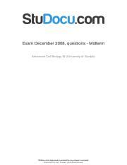 Mcb Midterm Pdf LOMoARcPSD Exam December Questions Midterm Advanced Cell