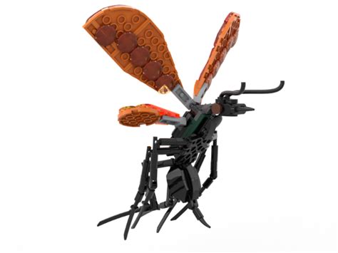 Lego Moc Tarantula Hawk Wasp The Insect Collection By Orchardbuilds Rebrickable Build With Lego