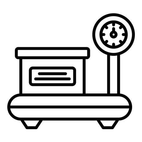 Platform Scale Line Icon 14640974 Vector Art At Vecteezy