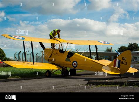 Pre Flight Checks Stock Photo Alamy