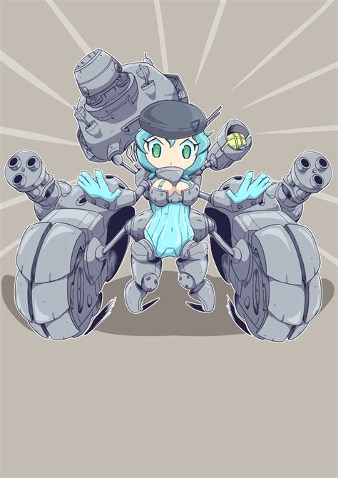 Animeretrograde Metal Slug Original Mecha Musume Military Vehicle Motor Vehicle Tank