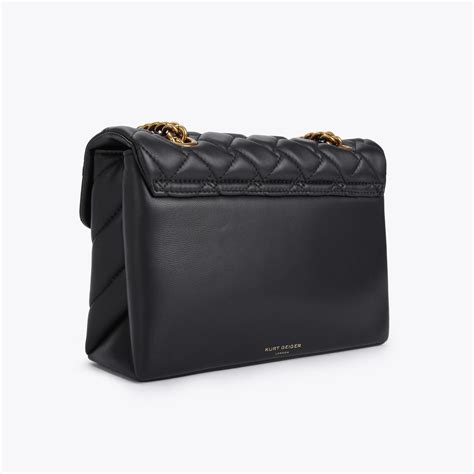 Leather Kensington X Bag Black Quilted Leather Kensington Bag By Kurt
