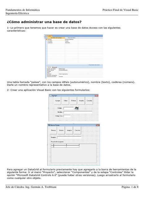 Como Administrar Una Base De Datos Pdf Active X Data Objects