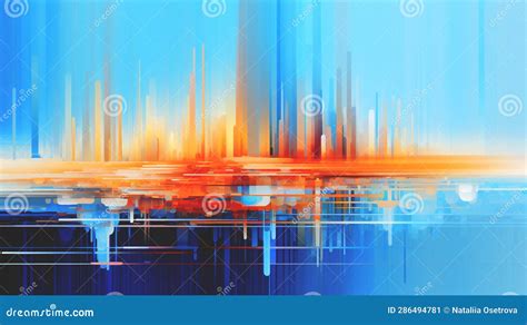 Fashion Art Background With Fantasy Vibrant Colored Lines AI