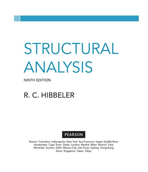 Structural Analysis Ninth Edition R C Hibbeler