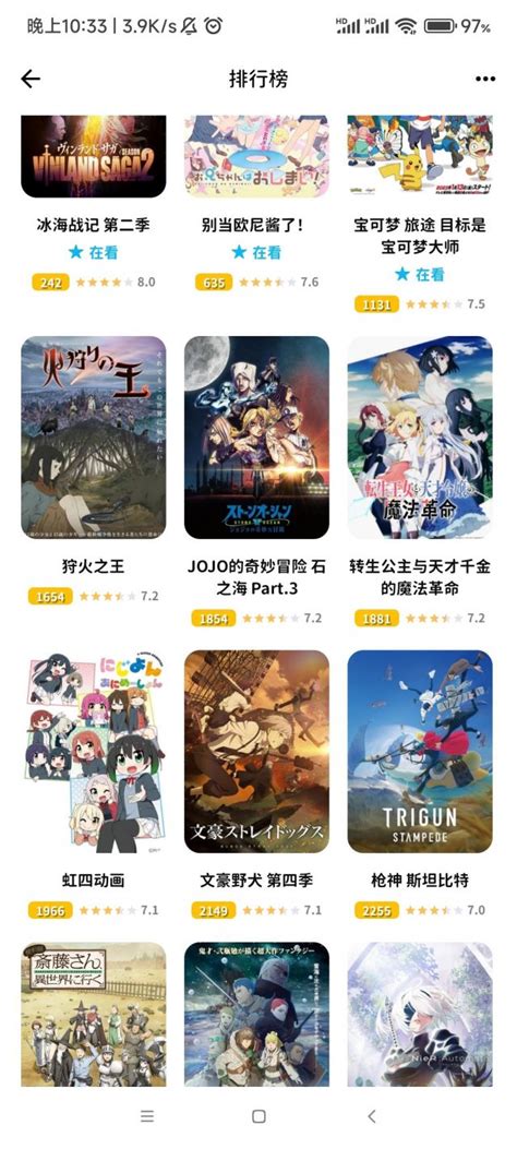 随手翻了翻这季度动画myanimelist评分绷不住了 178