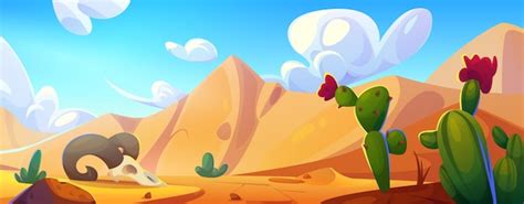 Cartoon Desert Scene Images Free Download On Freepik
