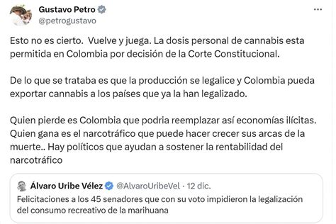 Gustavo Petro Acusó A Los Congresistas Que Hundieron La Regulación Del