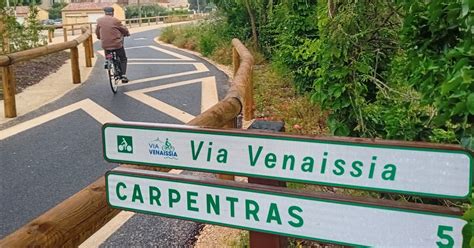 Vaucluse La Via Venaissia La Voie Verte 100 Vauclusienne Est