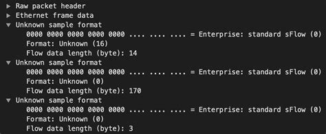 Decssflow Invalid Sflow Packet Received End Of File