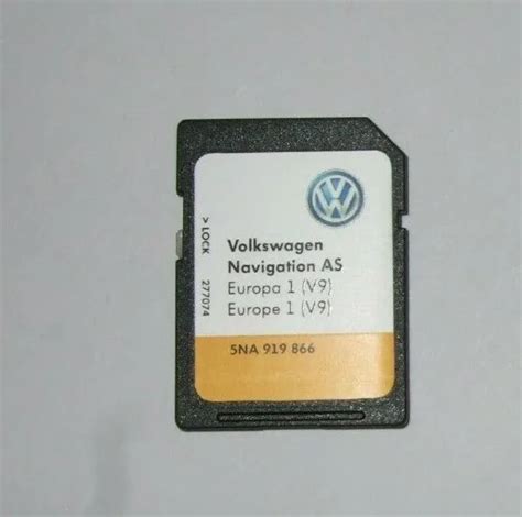 VW AS Map Europa Sat Nav SD Card V PicClick UK