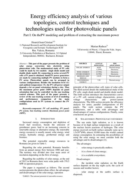 Pdf Energy Efficiency Analysis Of Various Topologies Control Techniques And Technologies Used