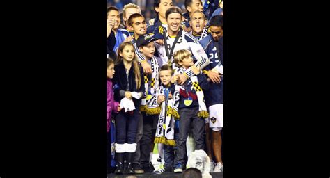 Photo David Beckham Et Ses Trois Fils Brooklyn Romeo Et Cruz Le 20