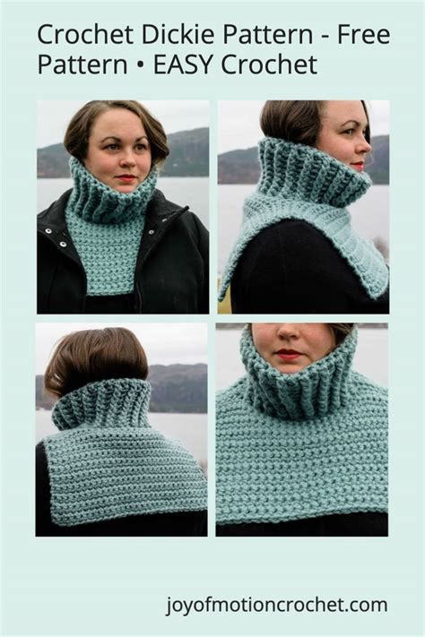 Crochet Dickie Pattern Free Pattern Crochet Neck Warmer Crochet