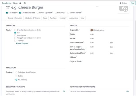 Zesty Beanz Product Configuration In Odoo Zesty Beanz
