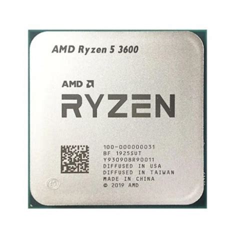 Amd Ryzen™ 5 3600 6 Cores 12 Threads Up To 4 2ghz Am4 Processor Tray Ryzen™ 5 3600 Os Jordan