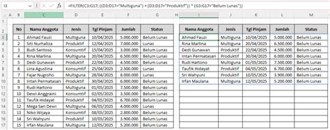 Cara Mengambil Data Multi Kriteria Di Excel Panduan Praktis Dengan Contoh Depot Excel