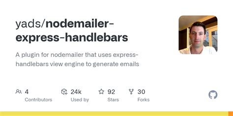 Github Yadsnodemailer Express Handlebars A Plugin For Nodemailer That Uses Express