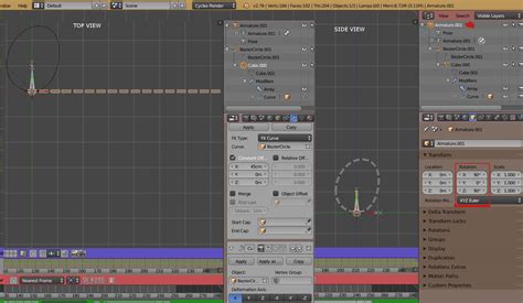 How To Rotate A Mesh Using A Curve Modifier And Drivers Without