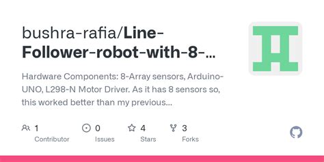 GitHub Bushra Rafia Line Follower Robot With IR Array Sensors Hardware Components Array