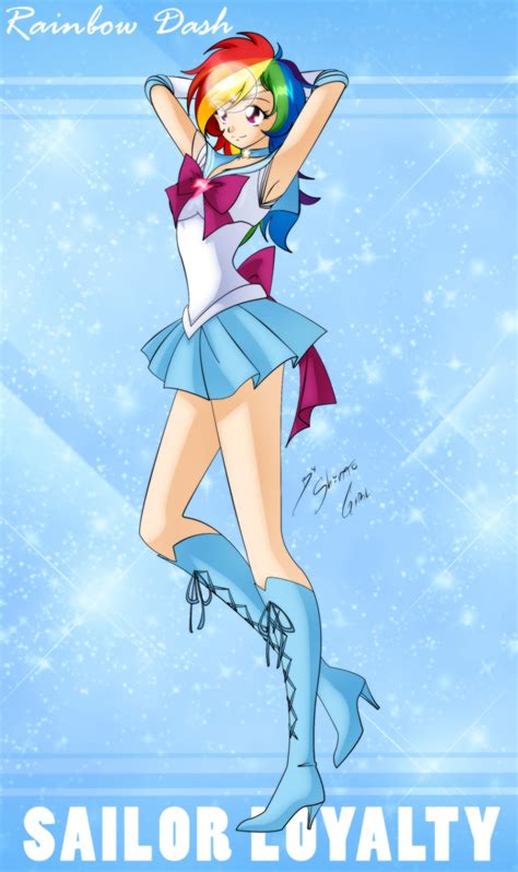 Sailor Loyalty Rainbow Dash By Shinta Girl On Deviantart