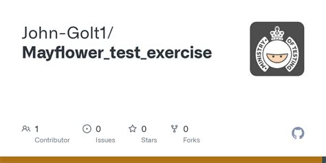 Github John Golt Mayflower Test Exercise