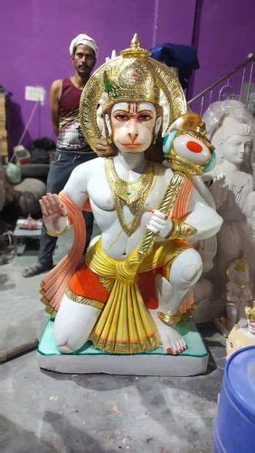 Feet Makrana Marble Sitting Hanuman G Home At Rs In Jaipur ID