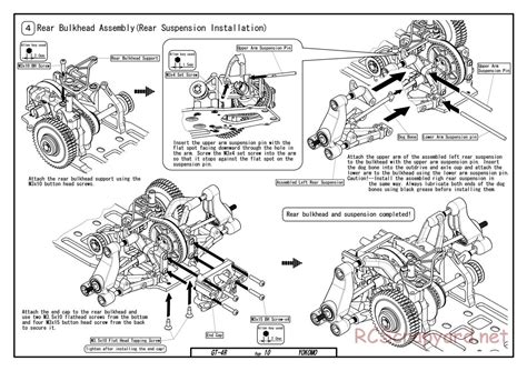 Yokomo GT 4R Instruction Manual GT4R RCScrapyard Radio Controlled Model Archive