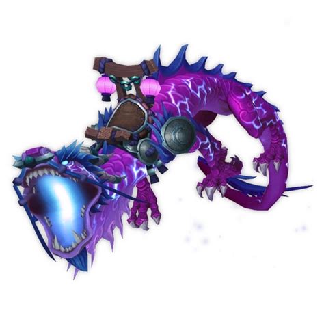 Thundering Magenta Cloud Serpent Warcraft Mounts