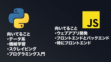 PythonとJavaScriptのどっちをやるべきなのか問題 まんじのプログラミング