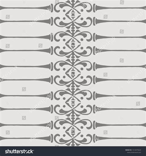 Beautiful Pattern Javanese Batik Drawing Techniques Stock Vector Royalty Free