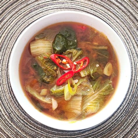 얼갈이 배추된장국 끓이는법 배추된장국