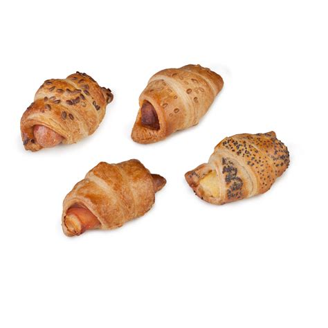 Assorted Traditional Mini Croissants G Pre Baked Bread And Frozen Pastries