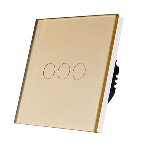 کلید لمسی سه پل هوشمند شیشه Tuya Ir