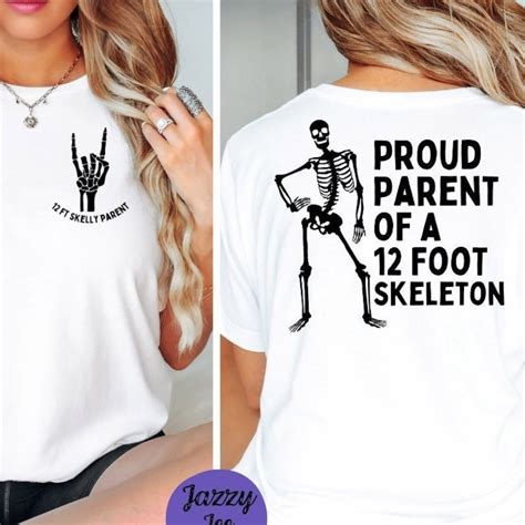 12 Ft Skeleton Clothing Etsy