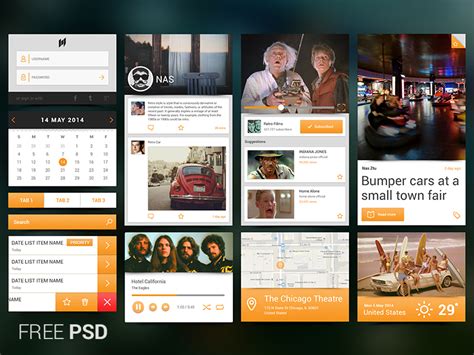 Mobile UI Kit Freebie By Wasan On Dribbble