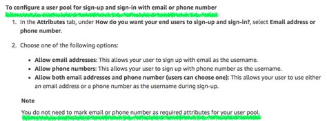 Amplify Add Auth Mandatory Requiredattributes When Using Cli Sign Up And Sign In With