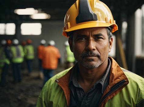 Premium Ai Image Photograph Of A Male Construction Worker